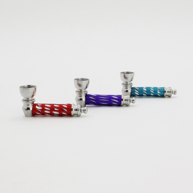 Diamond Cut Spring Metal Pipe - IAI Corporation - Wholesale Glass Pipes ...