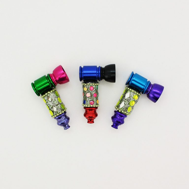 Classic Smoking Metal Pipes, 3 in 1 Metal Smoking Pipes Multi Colors