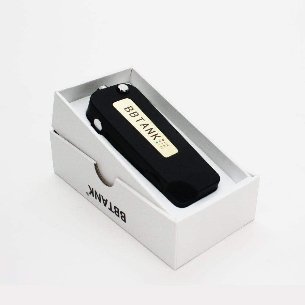 BBtank Flip Key Fob Battery 510 Thread With Builtin USB Charger - Black ...